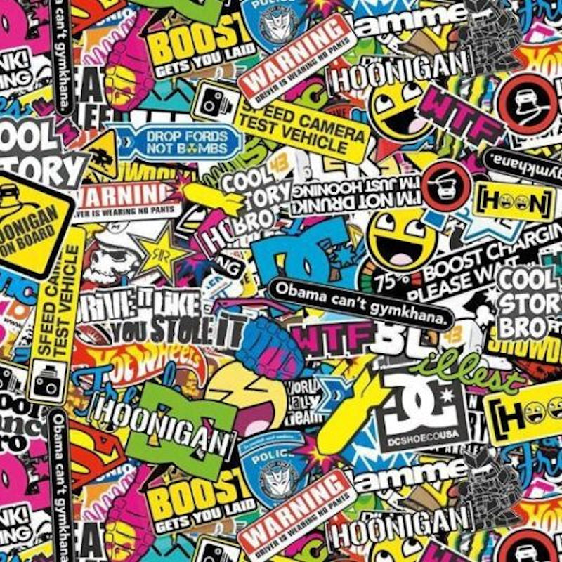 STICKER BOMB 7 DIP KIT – Hydrographic Film Supplies