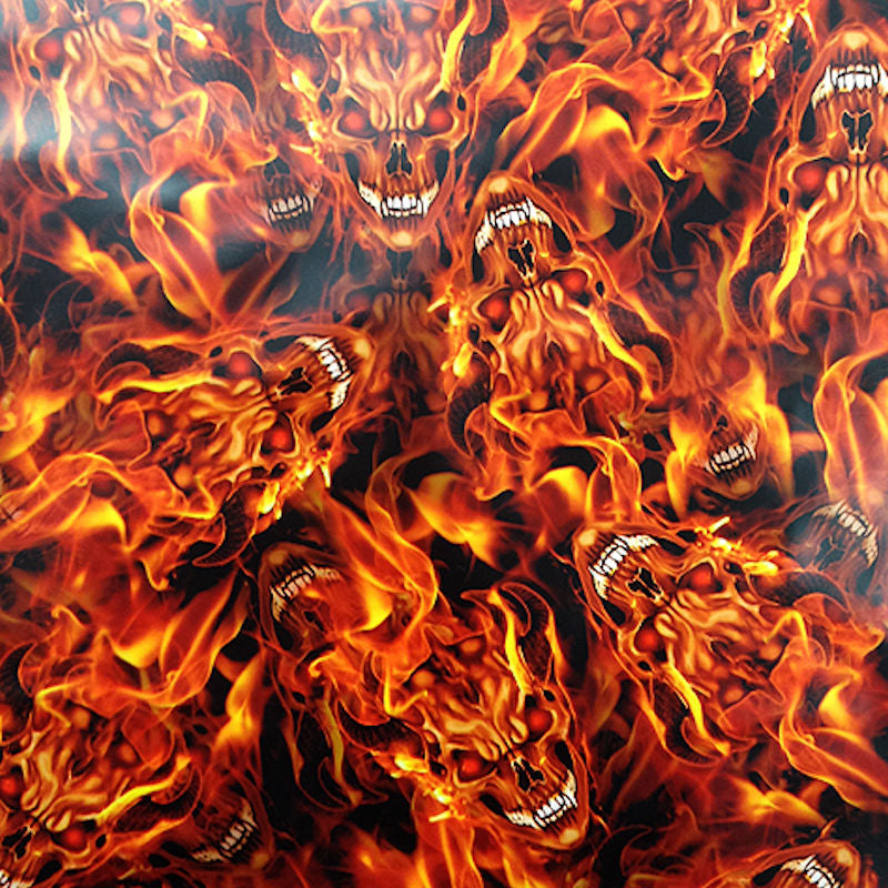 FLAMING DEVIL SKULL DIP KIT – Hydrographic Film Supplies