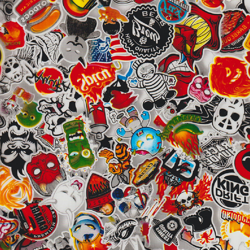 Graffiti Sticker Bomb